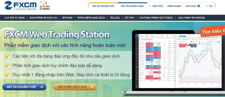 FXCM là gì? Review sàn FXCM về nền tảng giao dịch, sản phẩm, loại tài khoản,...